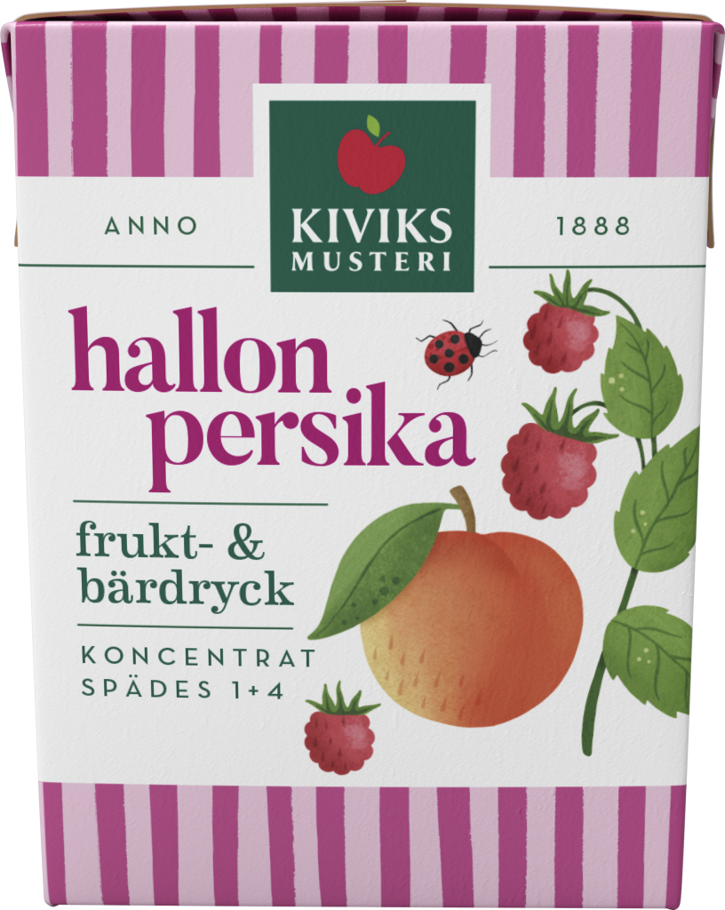 Hallon Persika Fruktdryck | Kiviks Musteri